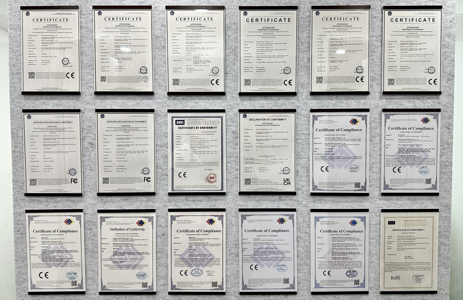 What is the importance of CE RoHS FCC UL certifications? – BHDTech